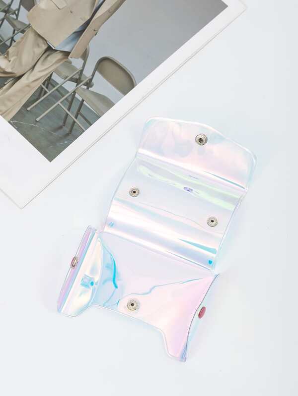 Clear Coin Purse Holographic PVC Random Color | SHEIN USA