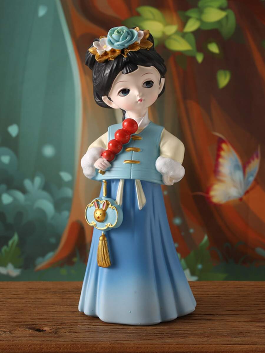 1pc Polyresin Decoration Object, Figure Design Decoration Craft For ...