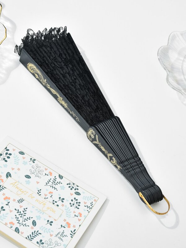 Floral Lace Folding Fan | SHEIN USA