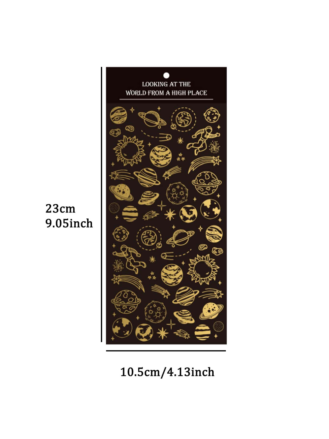 1pc Metallic Planet Pattern Assorted Sticker, Creative Multi-purpose ...