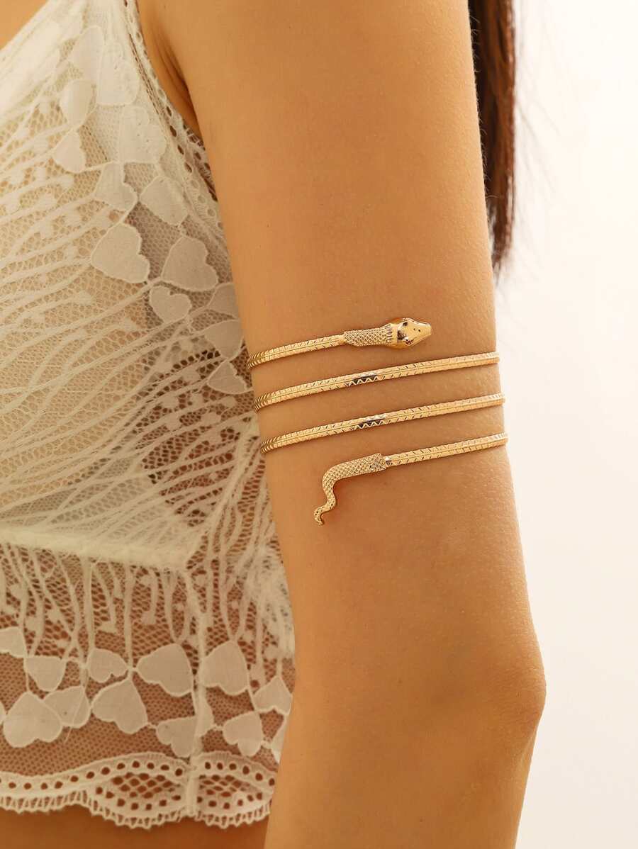 Snake Design Arm Cuff | SHEIN USA
