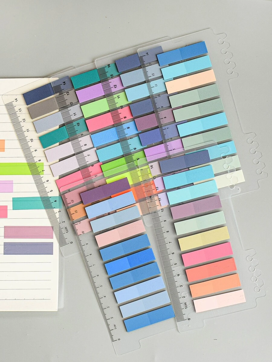 6 Sets Of Pet Sticky Notes For Students And Office Workers, Comes With ...