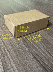 10pcs/set Paper Gift Box, Minimalist Solid Color Gift Wrapping Box For ...