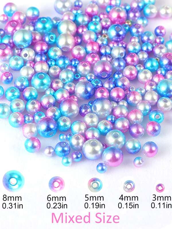 150pcs Gradient Color DIY Bead | SHEIN USA