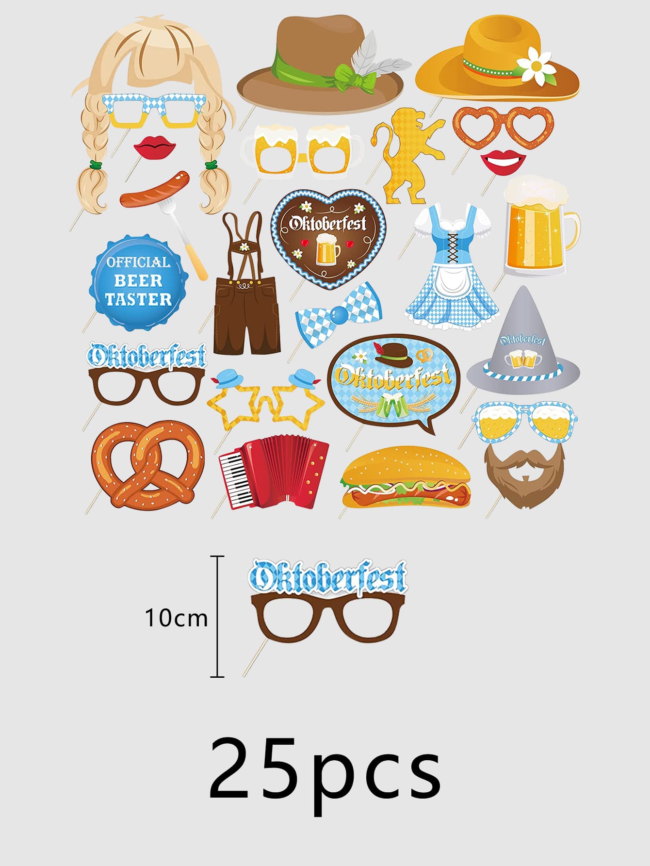 25pcs Beer Theme Party Photo Booth Props | SHEIN EUR