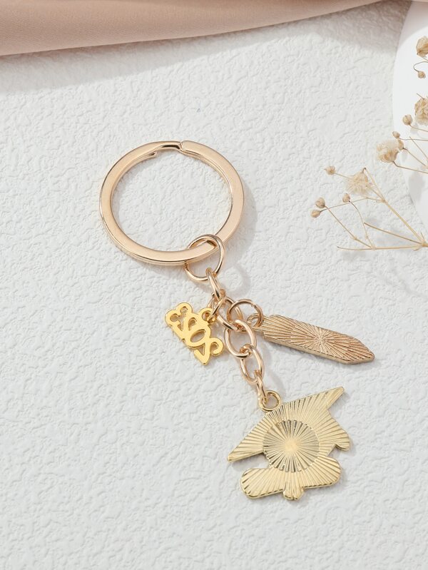 2023 Doctoral Cap Metal Keychain With Pencil & Alloy Decoration Pendant ...
