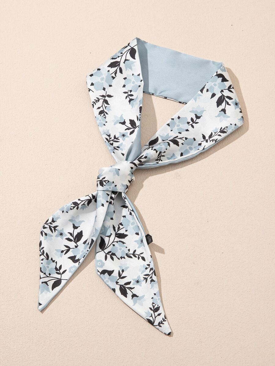 Floral Print Skinny Scarf | SHEIN USA