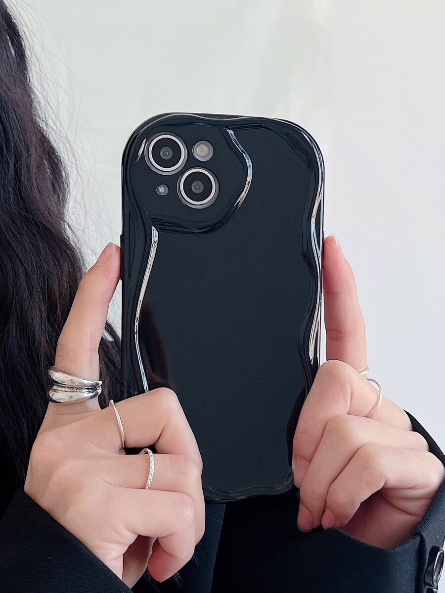 3D Wavy Phone Case, Minimalist Luxury Wavy Phone Case For IPhone 16 ...