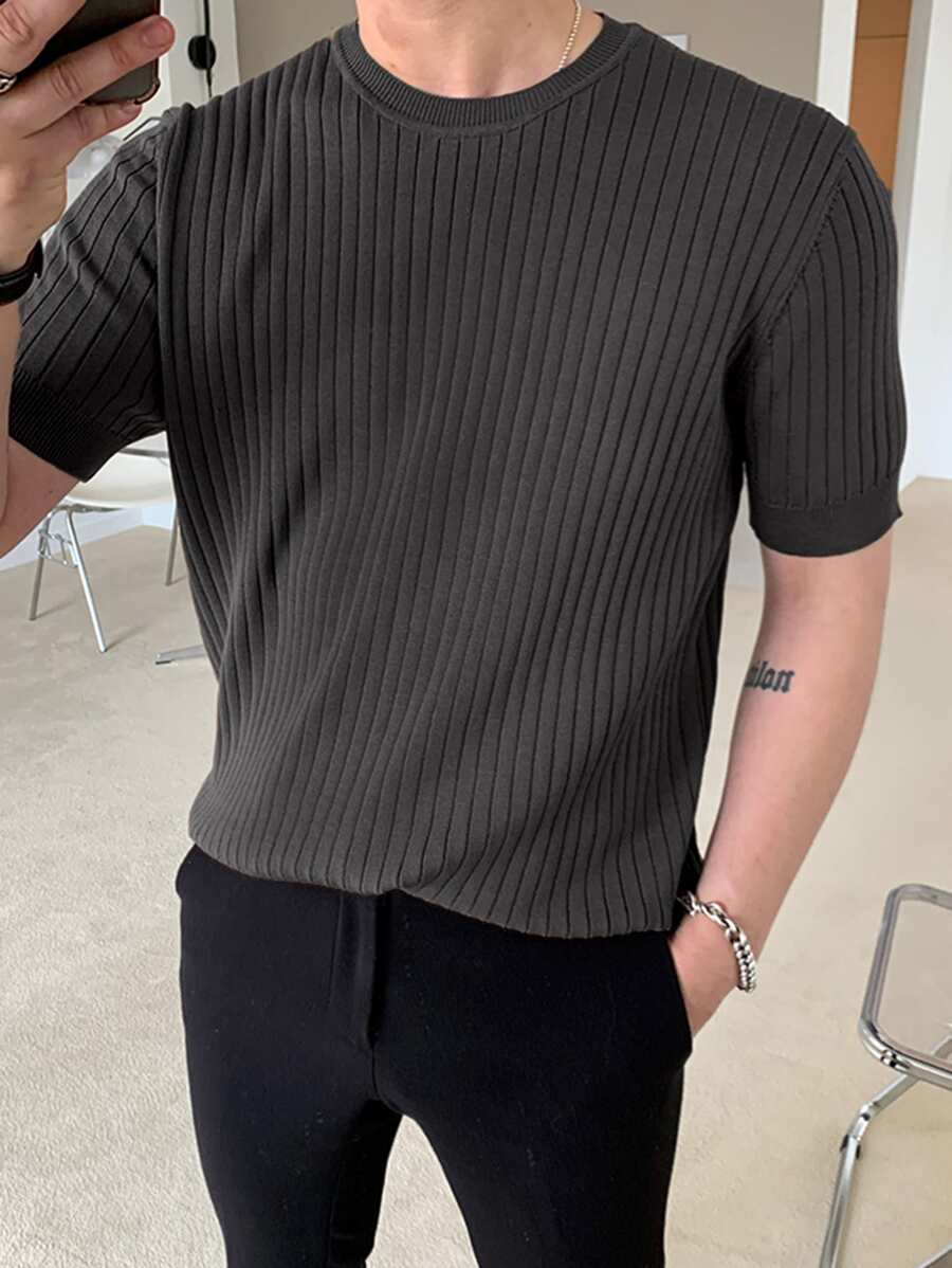 DAZY Men Ribbed Knit Top | SHEIN USA