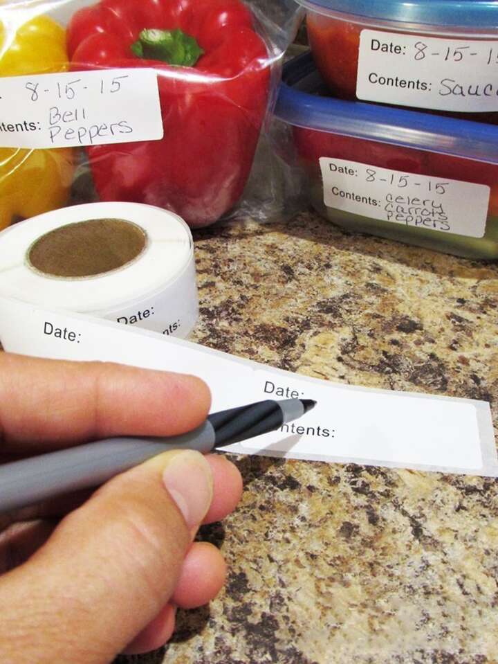 1roll Kitchen Label Sticker, Multifunction Food Date Marker Sticker ...