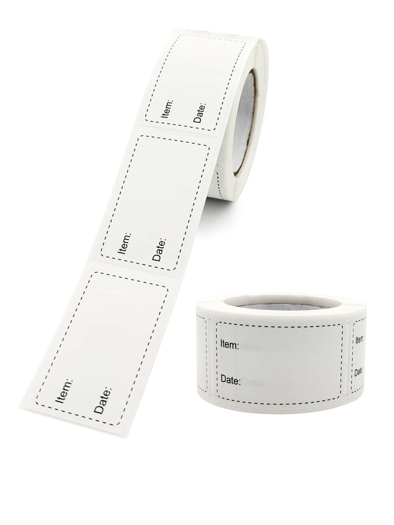 1roll Letter Graphic Label Sticker, Simple Multi-purpose Writable Label ...