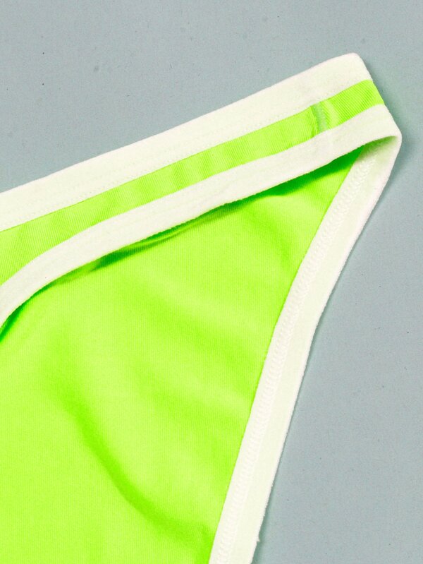Men Contrast Binding Brief | SHEIN UK