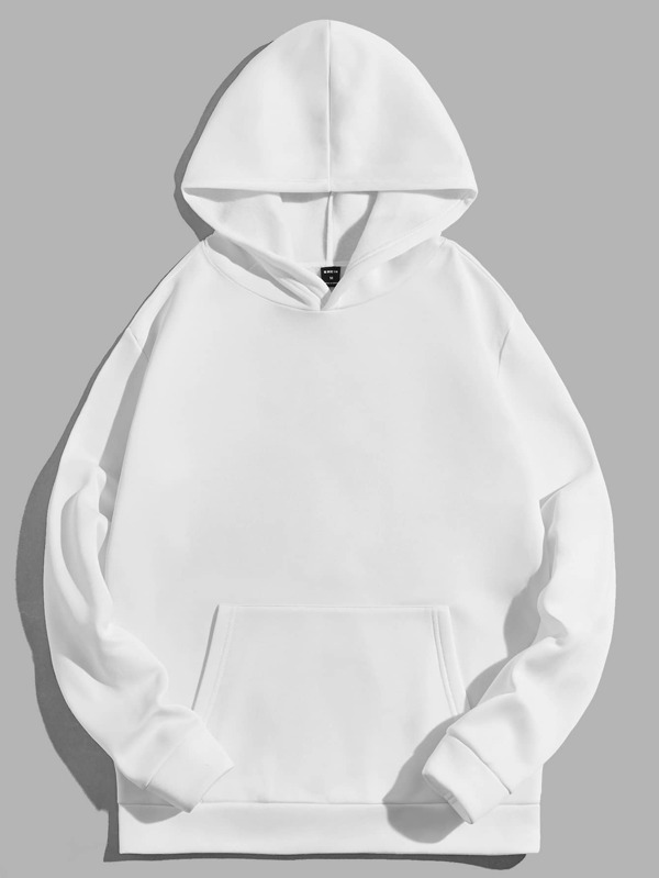 Manfinity Hypemode Men Bear Print Kangaroo Pocket Hoodie Shein Usa