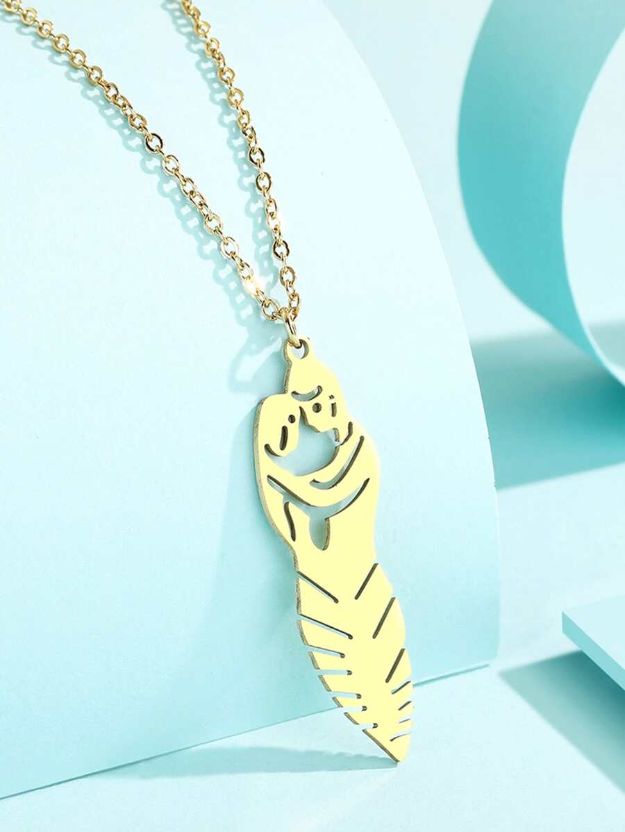 Figure Pendant Necklace | SHEIN USA