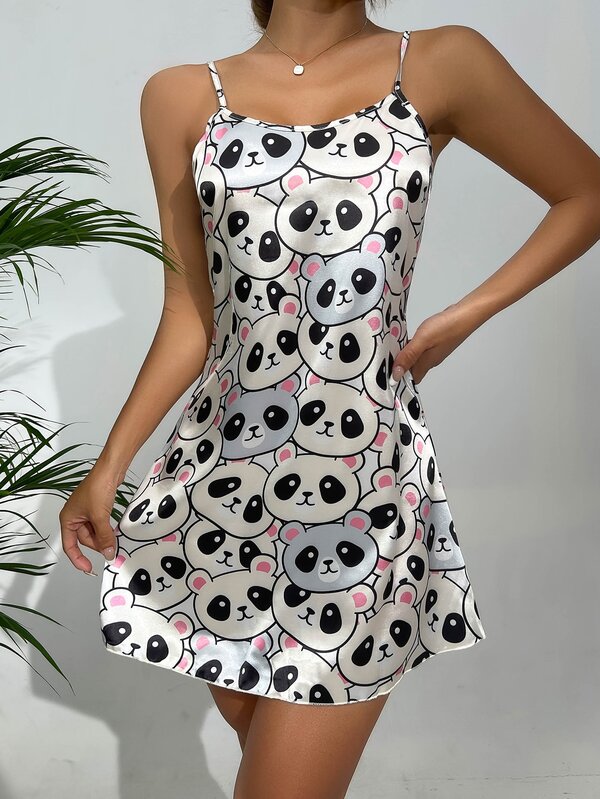 Cartoon Graphic Cami Nightdress | SHEIN USA