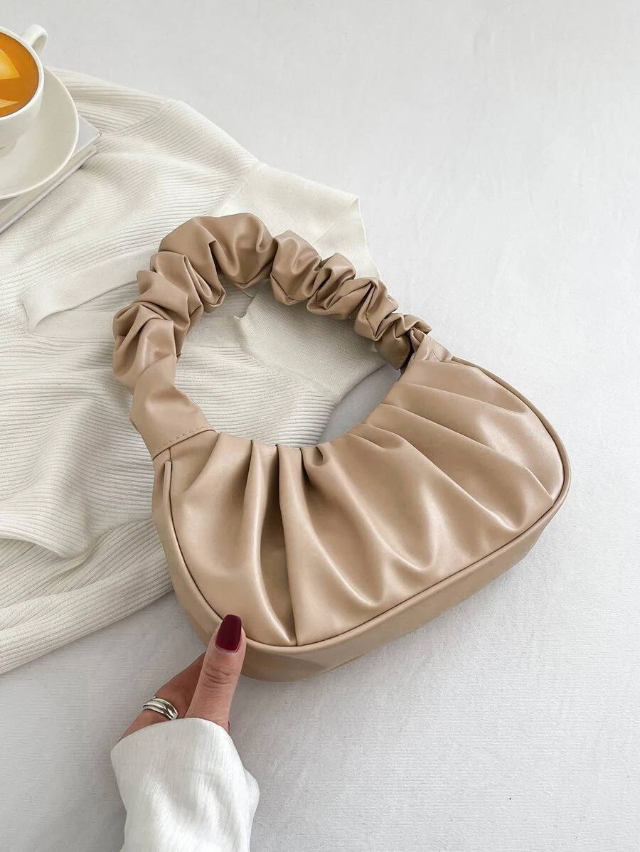 Small Ruched Bag Minimalist | SHEIN USA