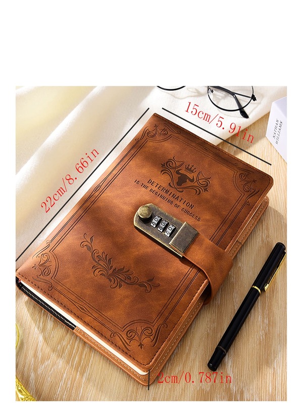 1pc Vintage Design Cover Notebook | SHEIN USA
