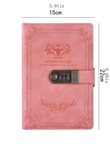 1pc Vintage Design Cover Notebook | SHEIN USA