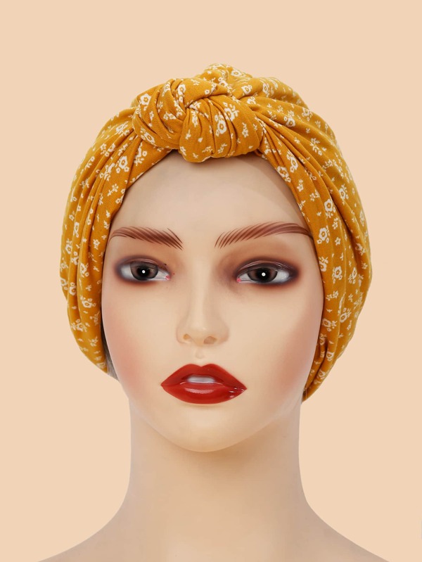 Floral Print Braided Detail Head Wrap | SHEIN USA