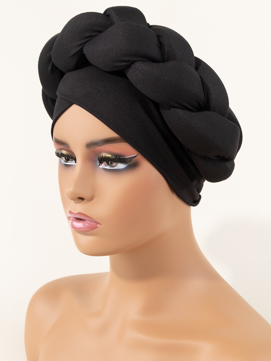 1pc Women's Turban Hat, African Style Oversized Headwrap With Braided ...