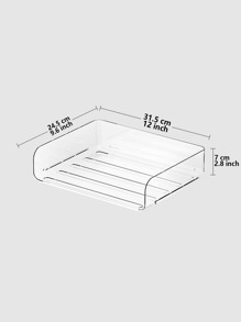 1pc Clear Letter Tray | SHEIN UK