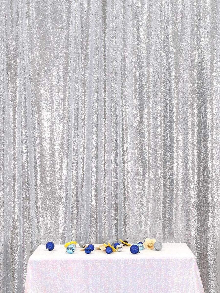 1pc Metallic Background Cloth | SHEIN USA
