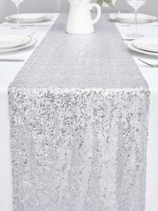 1pc Sequin Decor Party Table Runner | SHEIN USA