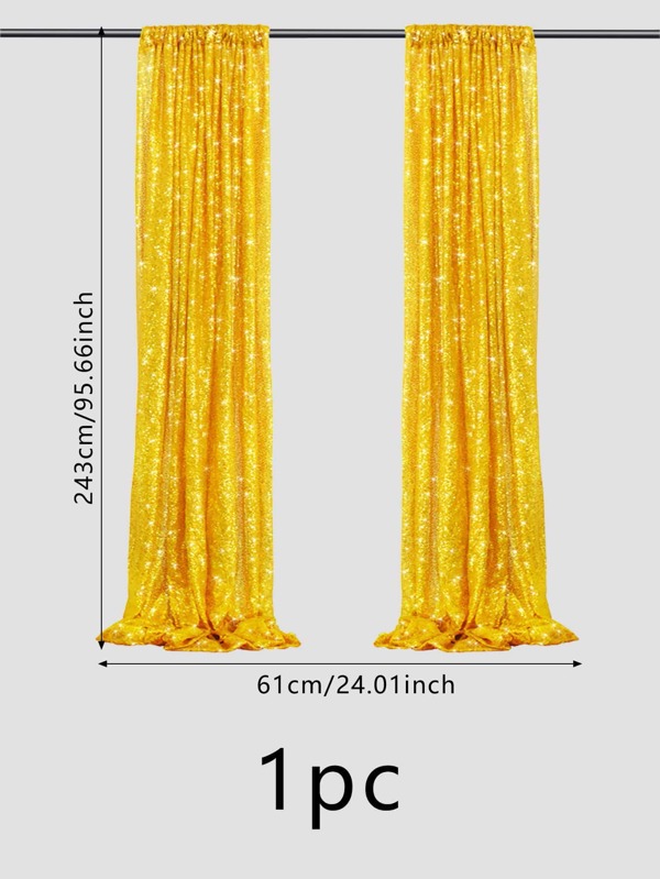 1pc Metallic Background Cloth | SHEIN USA
