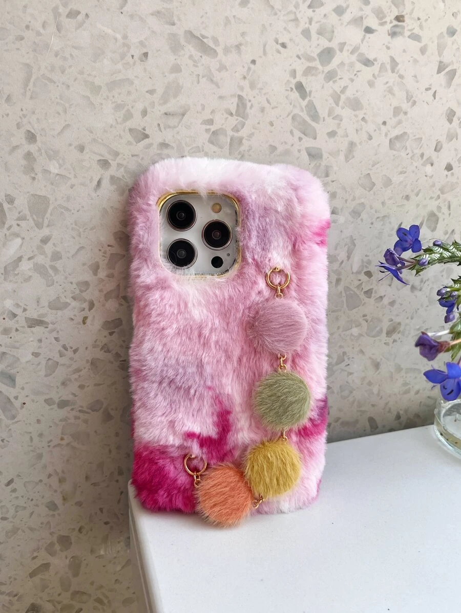 Plush Phone Case With Hand Strap | SHEIN USA