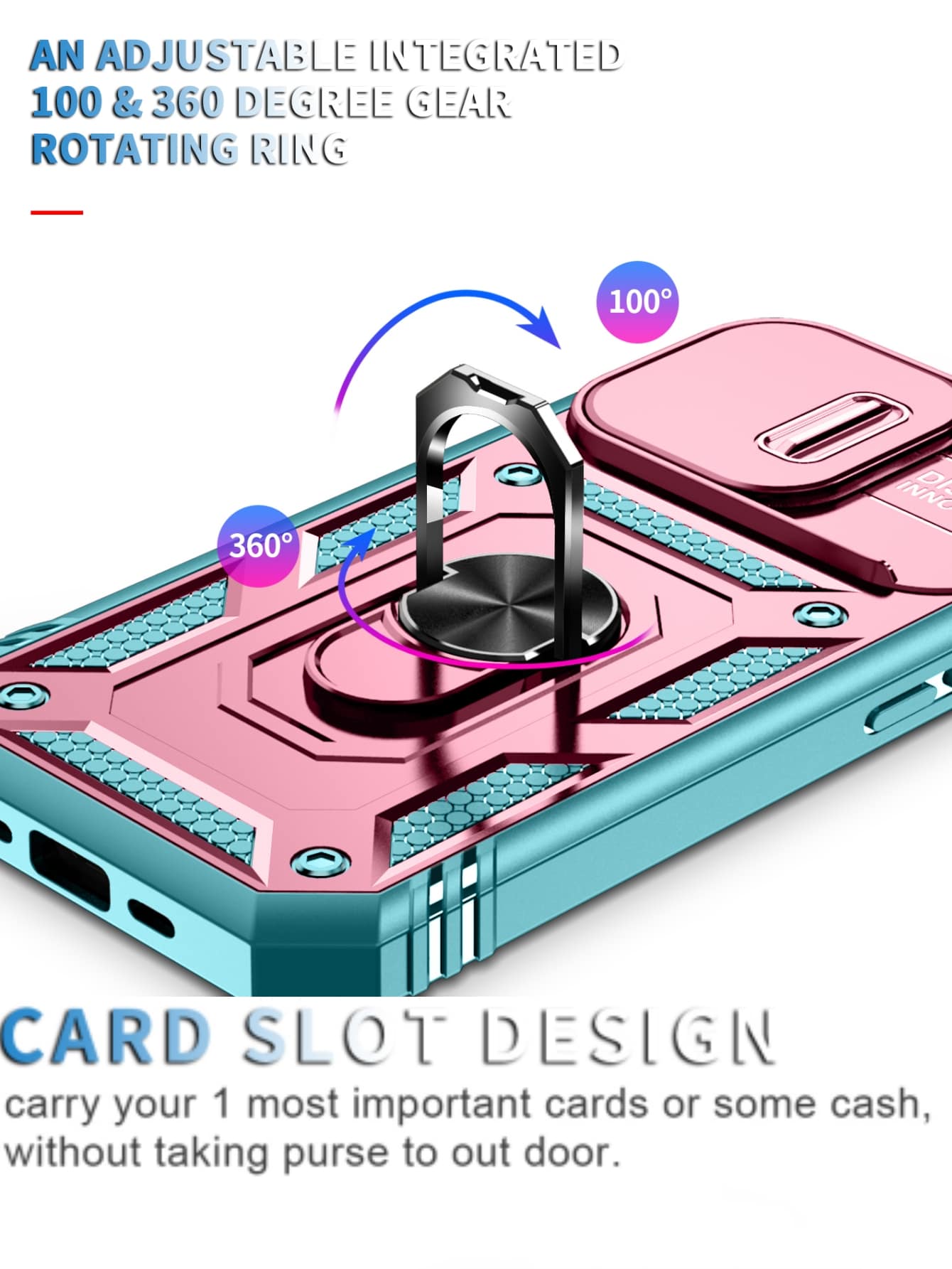 Iphone 16 New Multi-Function 3-In-1 Mobile Phone Case With Suction Cup ...