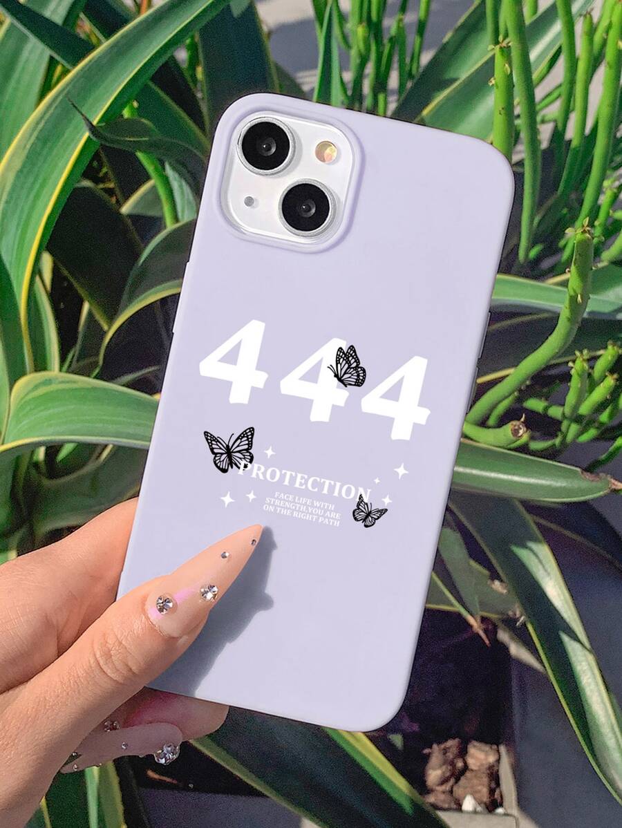 Butterfly Pattern Phone Case | SHEIN USA