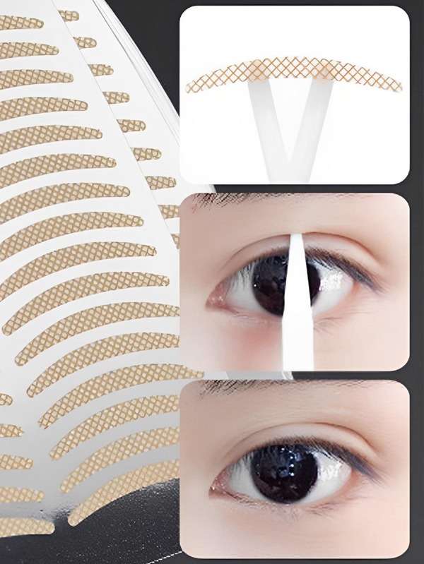 Eyelid Lift Strips,144Pcs Double Eyelid Sticker Eyelid Tape Eye Cover ...