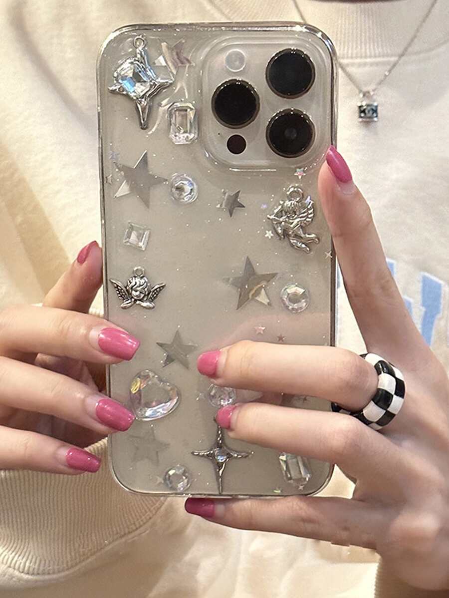 Apple Iphone 16 Y2k Star & Moon Pattern Phone Case Compatible With ...