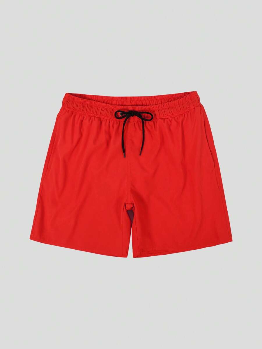 Men Drawstring Waist Swim Trunks | SHEIN USA