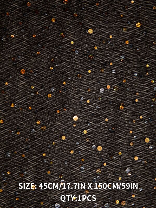 1pc Metallic Foil Pattern DIY Sewing Fabric | SHEIN USA