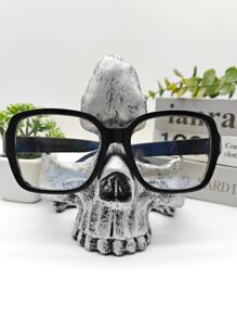 1pc Polyresin Decoration Craft, Creative Skull Design Decoration Object ...