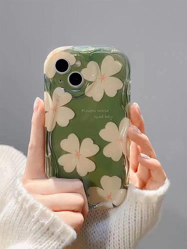 Flower Pattern Phone Case | SHEIN USA