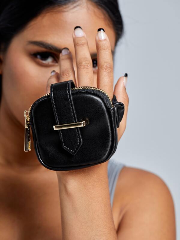 SHEIN SXY Mini Zip Around Wrist Bag | SHEIN USA