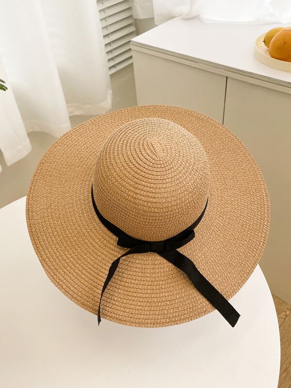 Bow Decor Straw Hat | SHEIN USA