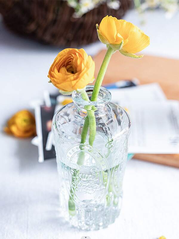 1pc Glass Flower Vase, Modern Clear Vase For Flower | SHEIN USA