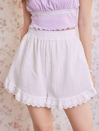 Eyelet Embroidery Fashion Eyelet Embroidery Shein Usa
