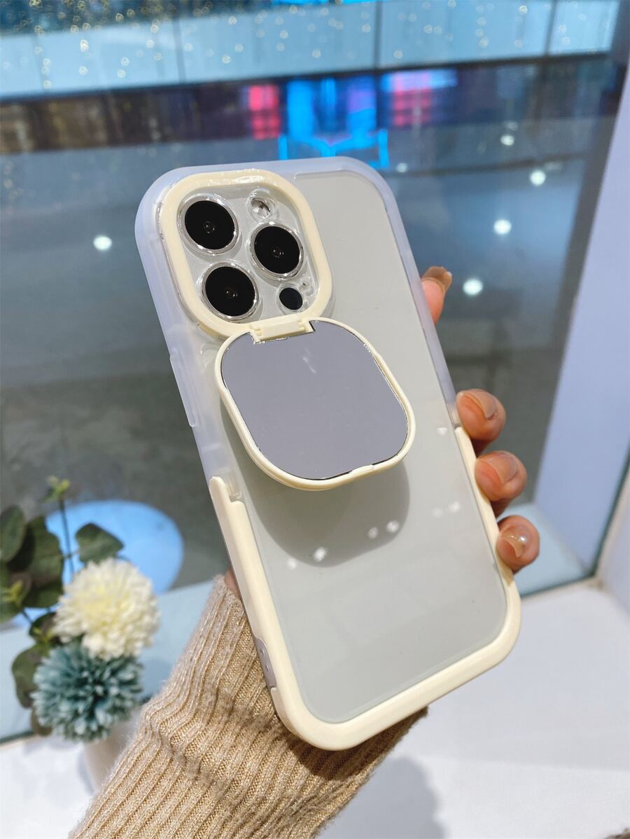 Solid Phone Case With Stand | SHEIN USA