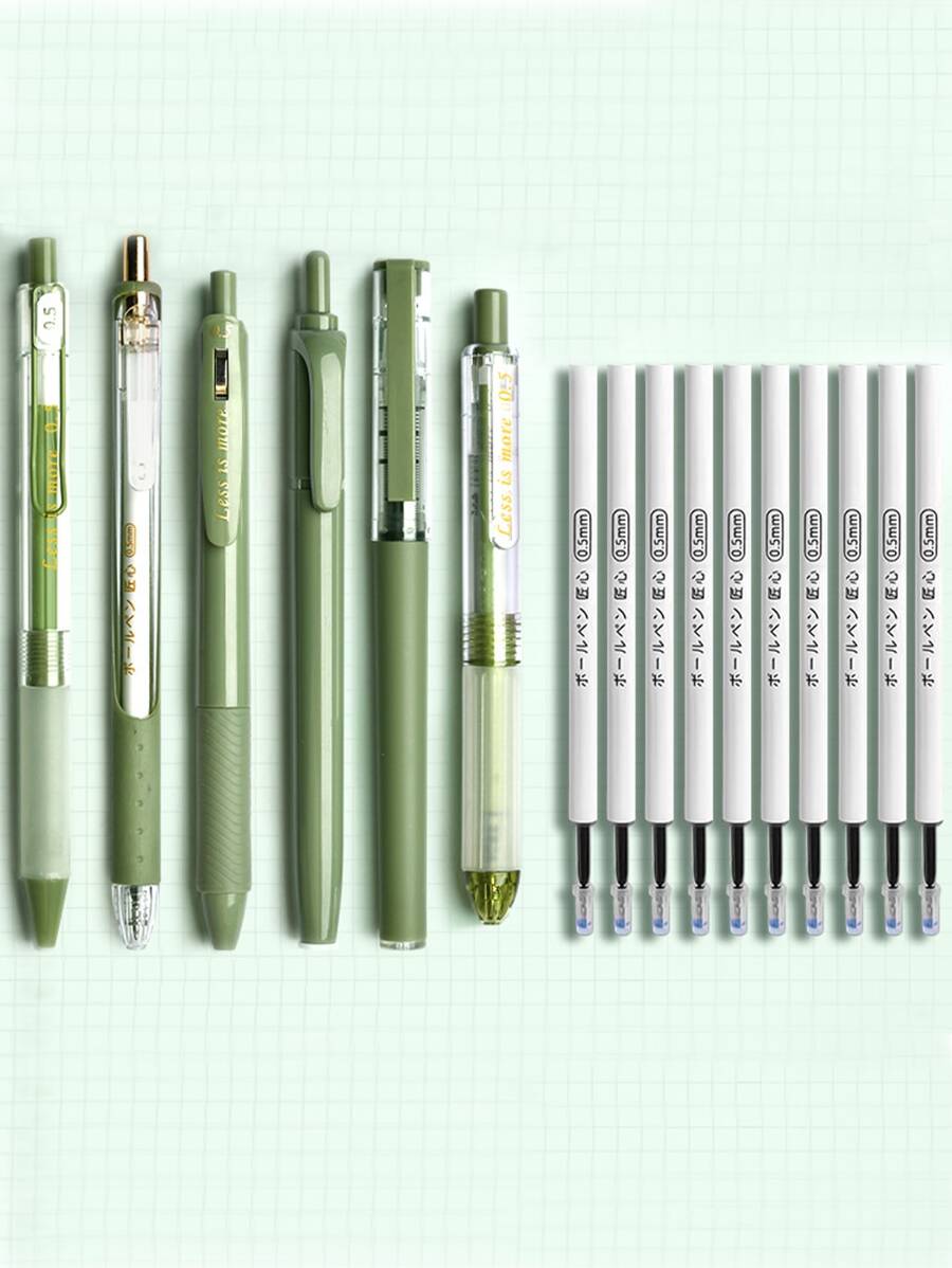 Yueyan High-end Minimalist Ballpoint Pen Set, 5-6pcs | SHEIN UK