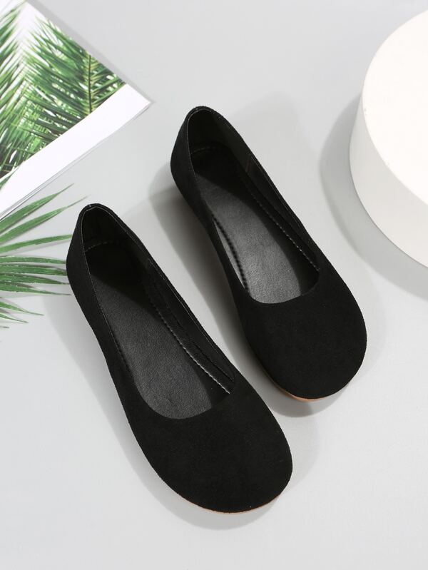 Minimalist Slip-On Ballet Flats | SHEIN USA