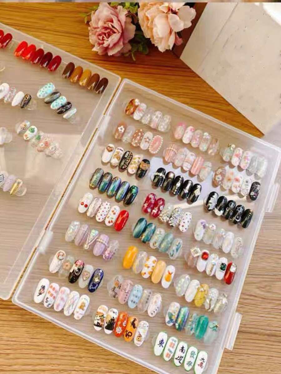 Fake Nail Storage Box,Room,Home,Bedroom,Bathroom,House,Pink Room,Living ...