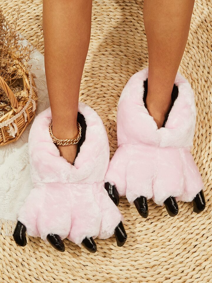 Plush Animal Paw Slippers,Fun Novelty Bear Claw, 53% OFF