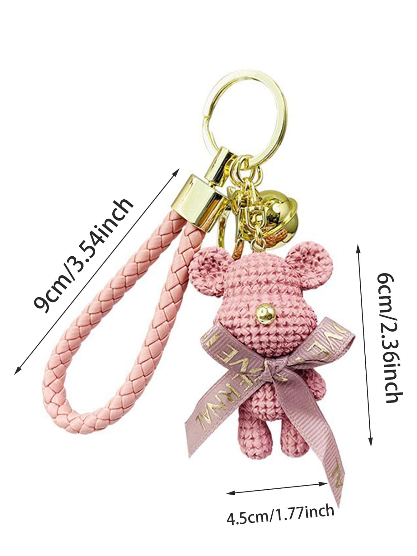 A cute cartoon wool bear keychain For back to school | SHEIN USA