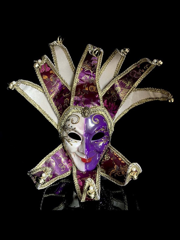 1pc Women Venetian Nobility Costume Mask For Party | SHEIN USA