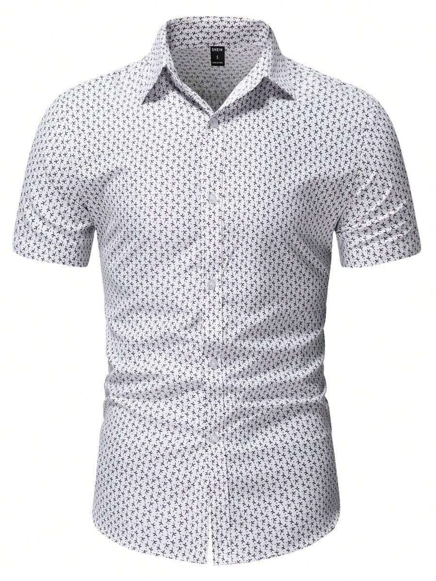 Manfinity Homme Men Allover Print Shirt | SHEIN USA
