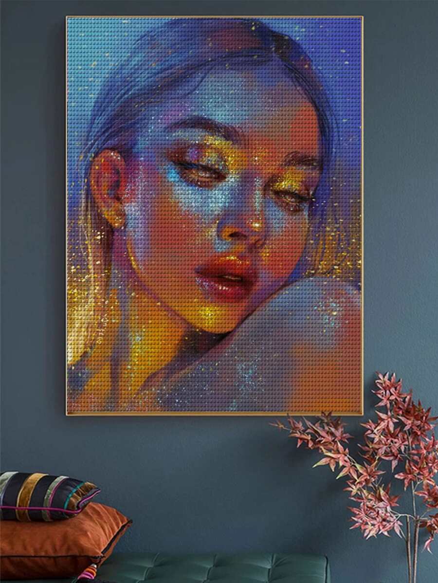 1pc PMMA DIY Diamond Painting Without Frame, Modern Figure Graphic DIY ...